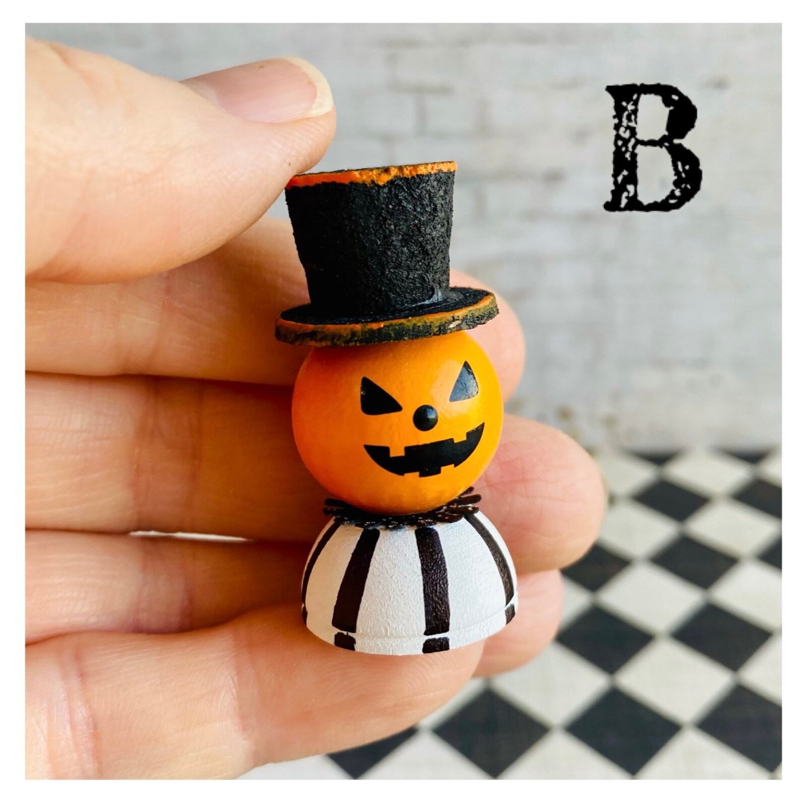 Vintage Halloween Miniatures Artisan Miniatures Miniature | Etsy