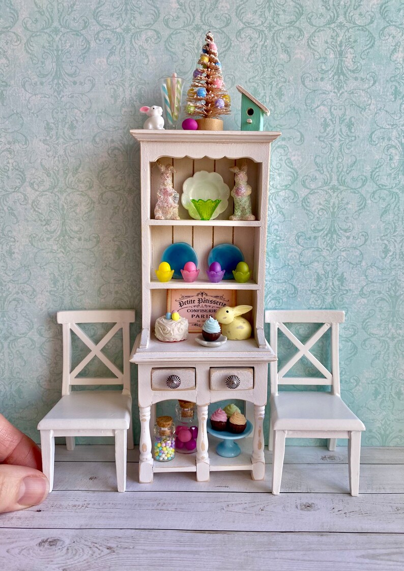 1:12 Scale Easter Hutch Artisan Easter Miniatures Miniature - Etsy