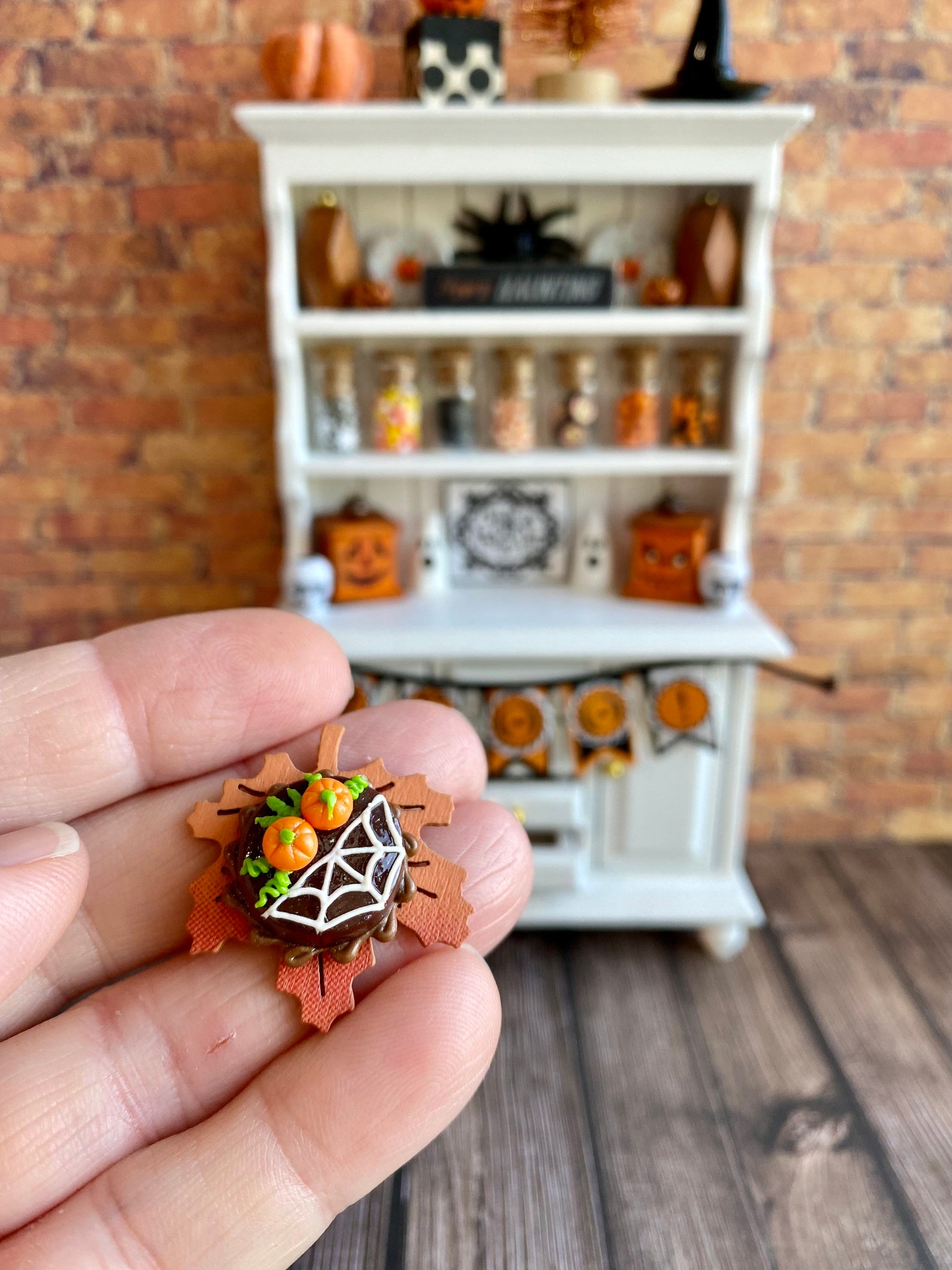 Miniature Halloween Candy Cupboard Halloween Miniatures 1:12 - Etsy