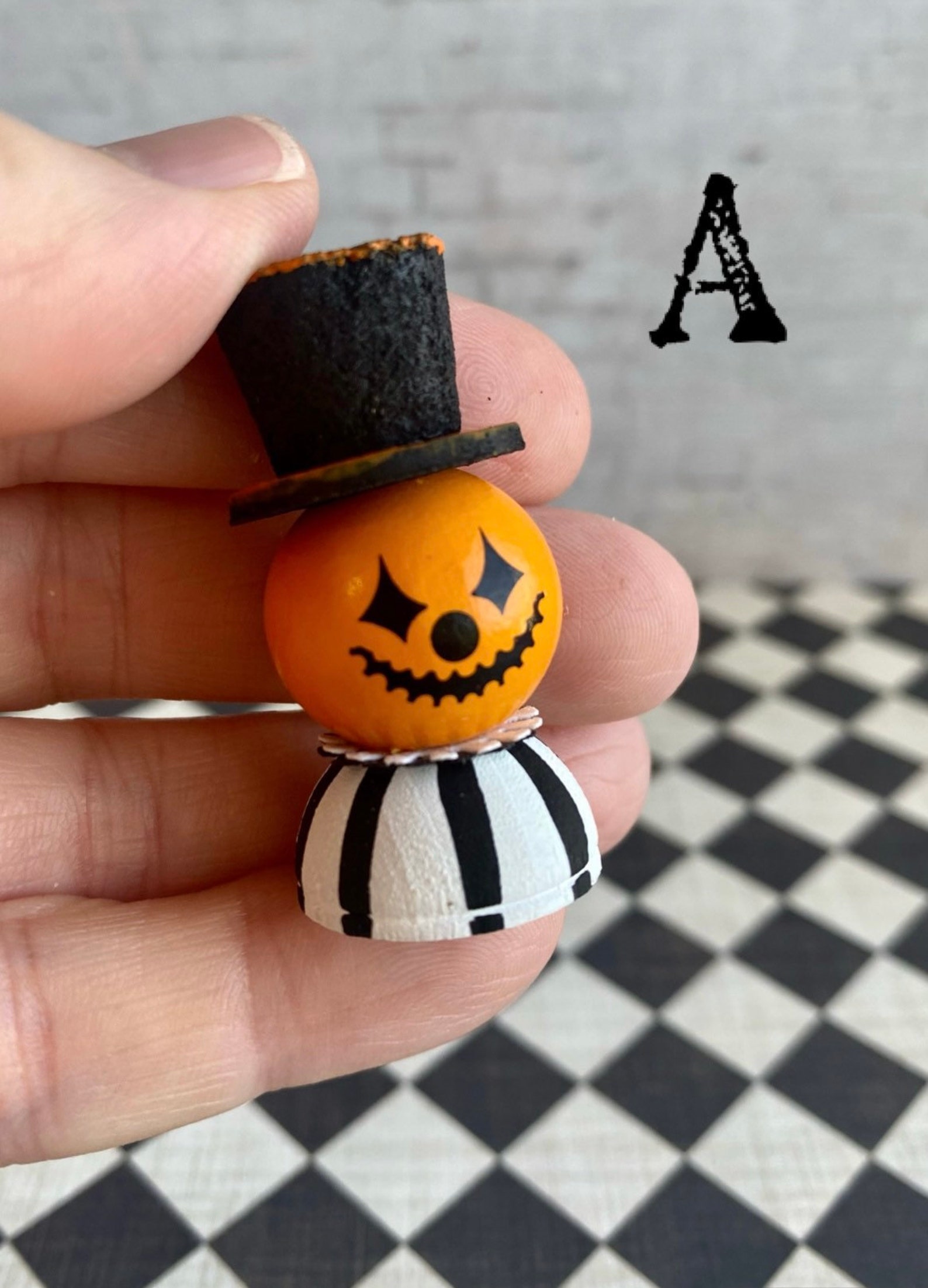 Vintage Halloween Miniatures Artisan Miniatures Miniature - Etsy