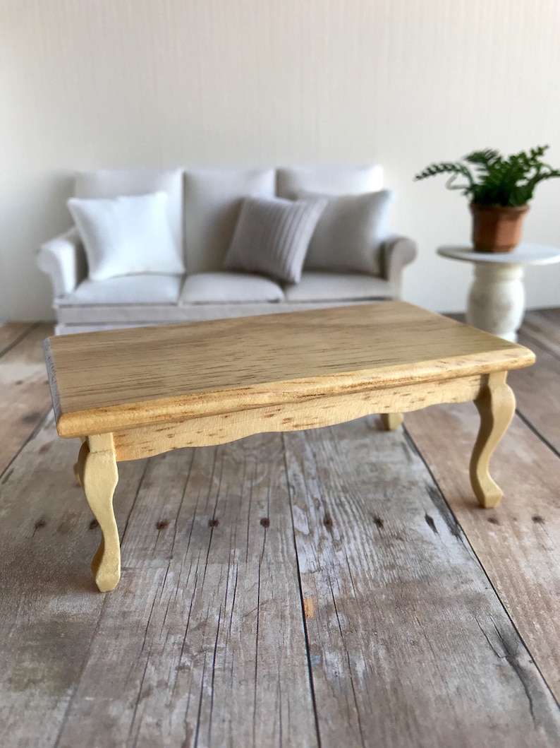 1:12 Scale Coffee Table, Dollhouse Furniture, Miniature Table - Etsy