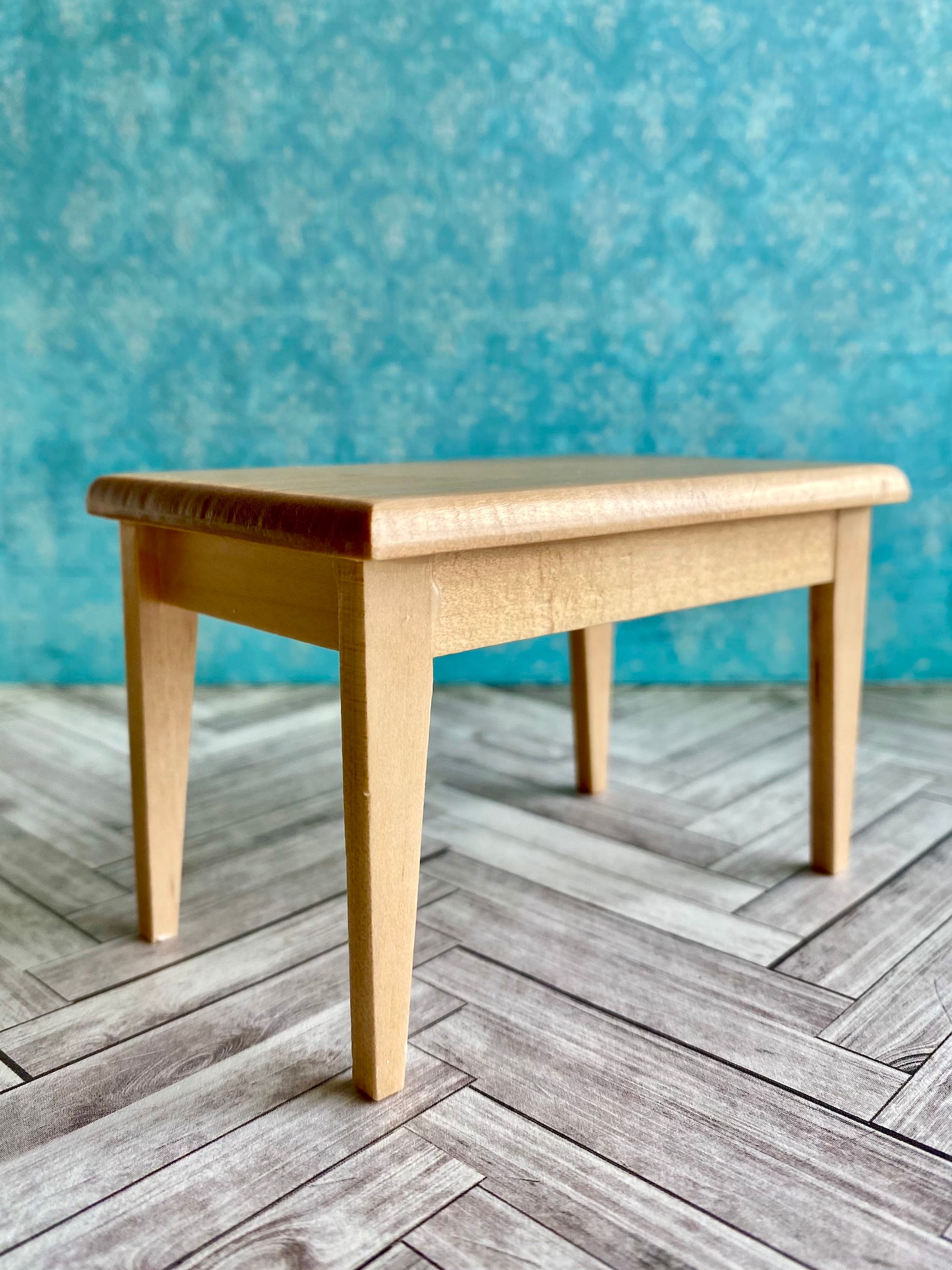 1:12 scale dining table dollhouse furniture miniature wood | Etsy