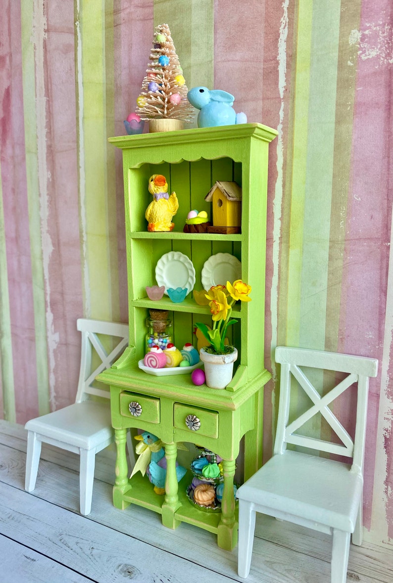 1:12 Scale Easter Hutch Artisan Easter Miniatures Miniature - Etsy