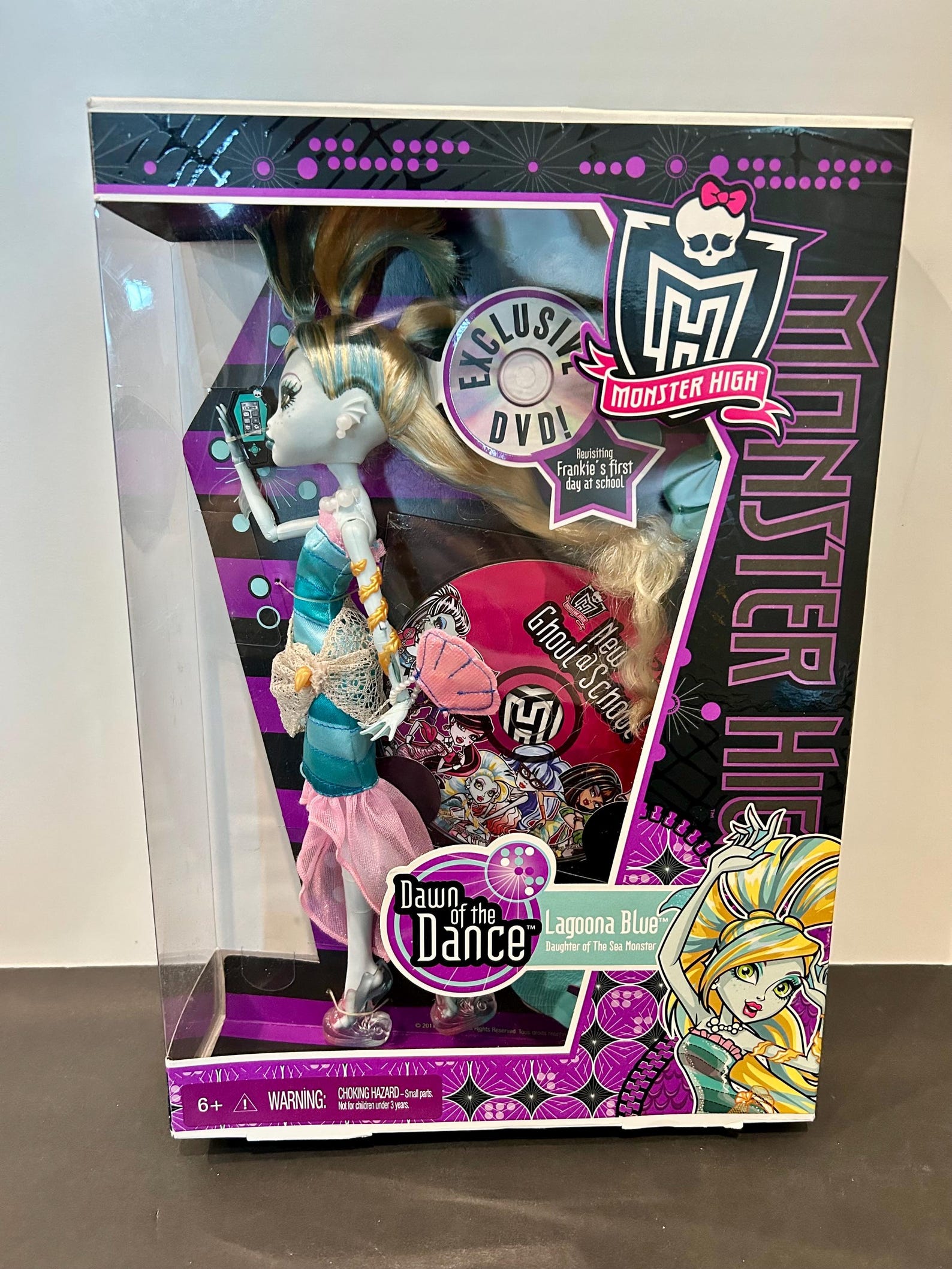 Monster High Lagoona Blue G1 Doll, Dawn of the Dance Lagoona, Vintage ...