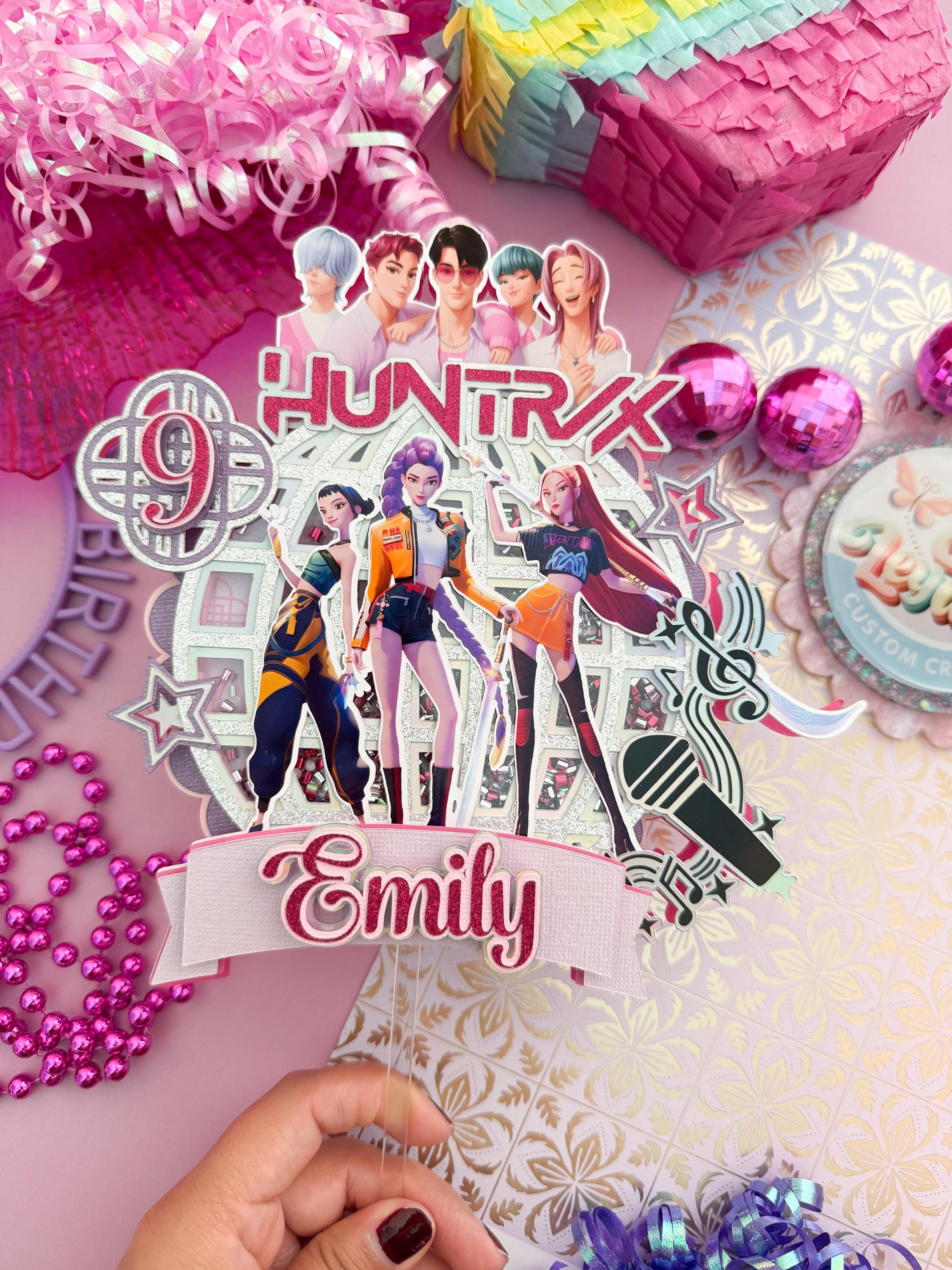 K-pop Custom Personalized Cake Topper, Demon Hunter, Saja Boys K-pop ...