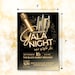 Editable Gala Night Party Invitation | Gala Fundraiser Banquet ...