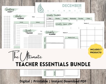 Teacher Planner | Etsy