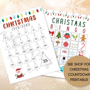 Printable Christmas BINGO Game | Holiday Party Game | Christmas ...