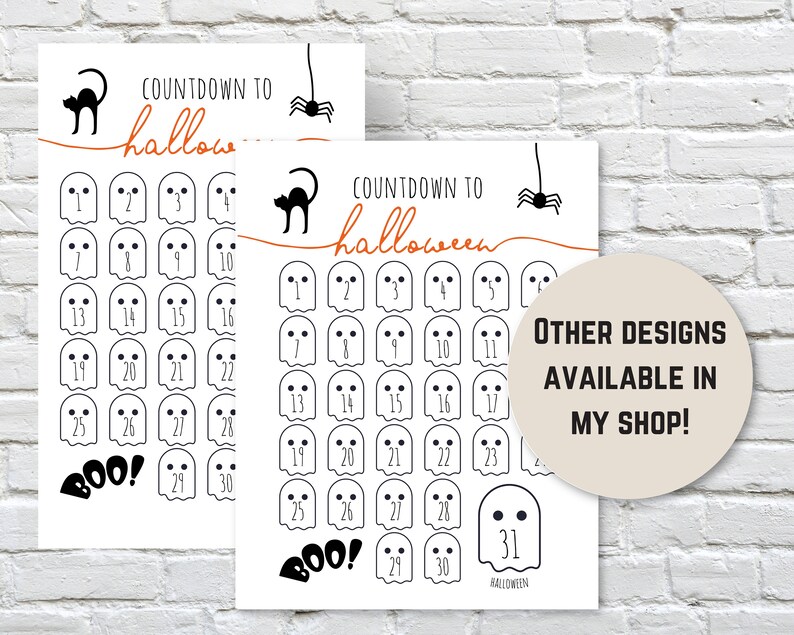 Printable Halloween Countdown | Halloween Craft | Kids Halloween ...