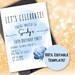 Editable Blue Party Invitation Printable | Blue Party Invite Printable ...