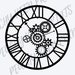 Steampunk Wall Clock Instant Download SVG | SVG File Bundle | Cricut ...