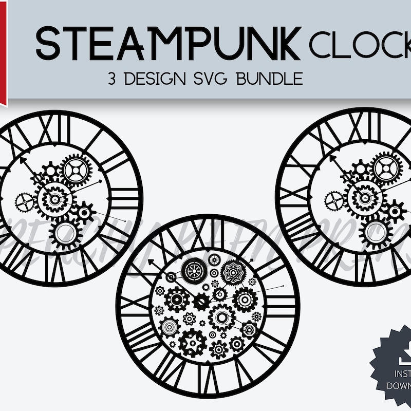 Steampunk Wall Clock - Etsy