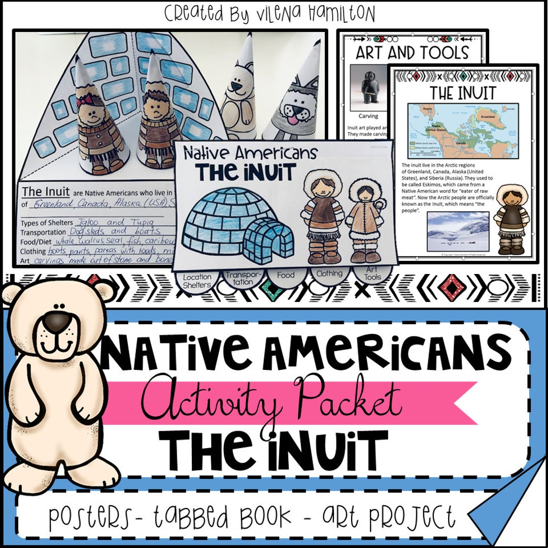 Native Americans. the Inuit. - Etsy