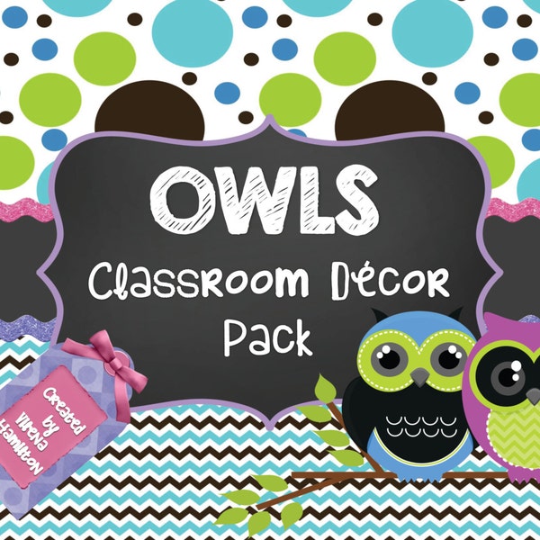 Owl Classroom Decor - Etsy