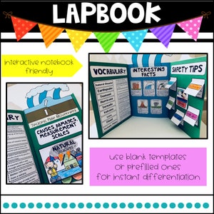 Natural Disasters Interactive Lapbook and Mini-unit - Etsy