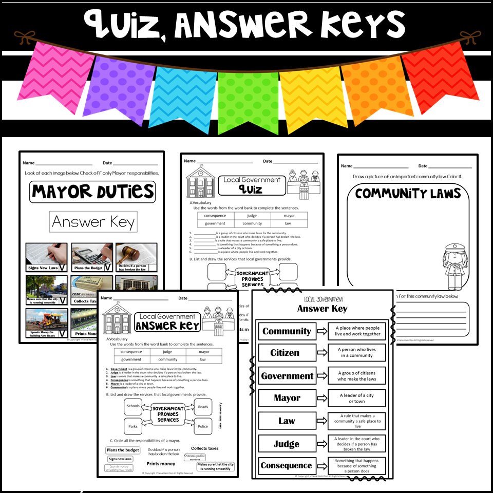 Local Government Interactive Lapbook - Etsy