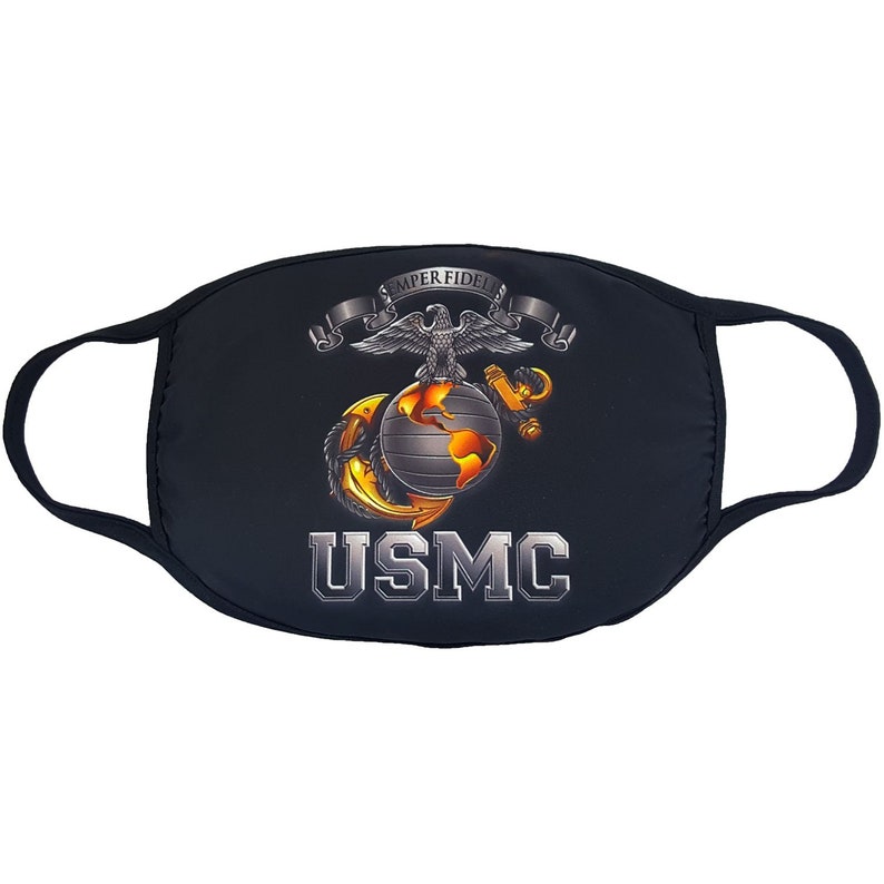 US Marine Adult Size Face Mask Reusable Washable Handmade in USA - Etsy