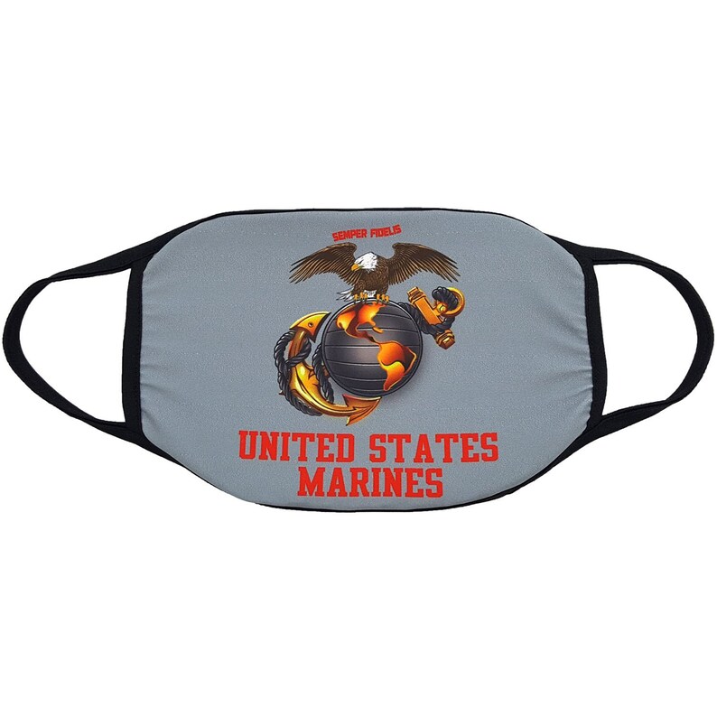 US Marine Adult Size Face Mask | Reusable Washable | Handmade in USA - Etsy