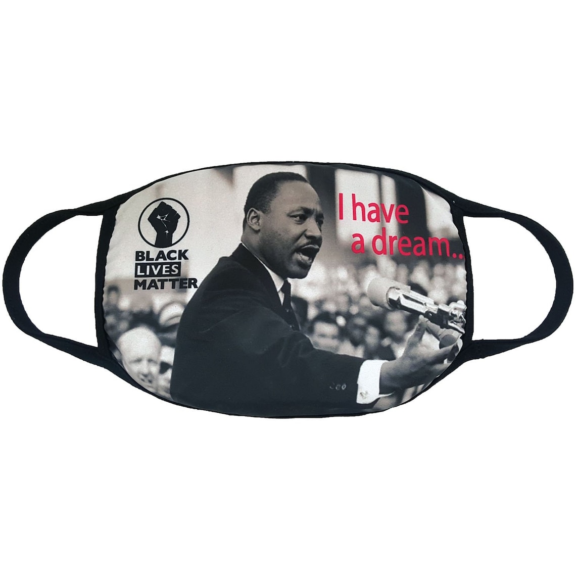 Martin Luther King Jr Tribute Face Mask Reusable Washable - Etsy