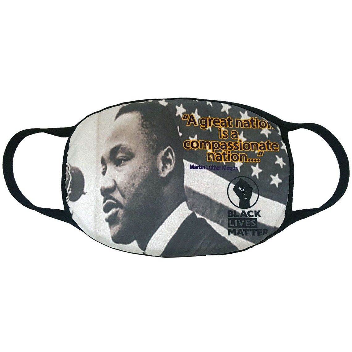 Martin Luther King Jr Tribute Face Mask Reusable Washable - Etsy