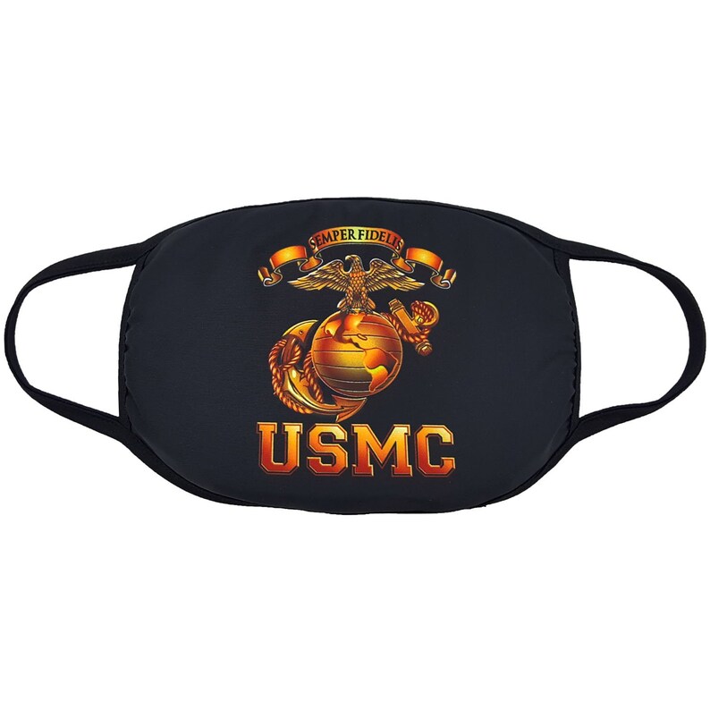 US Marine Adult Size Face Mask Reusable Washable Handmade in USA - Etsy