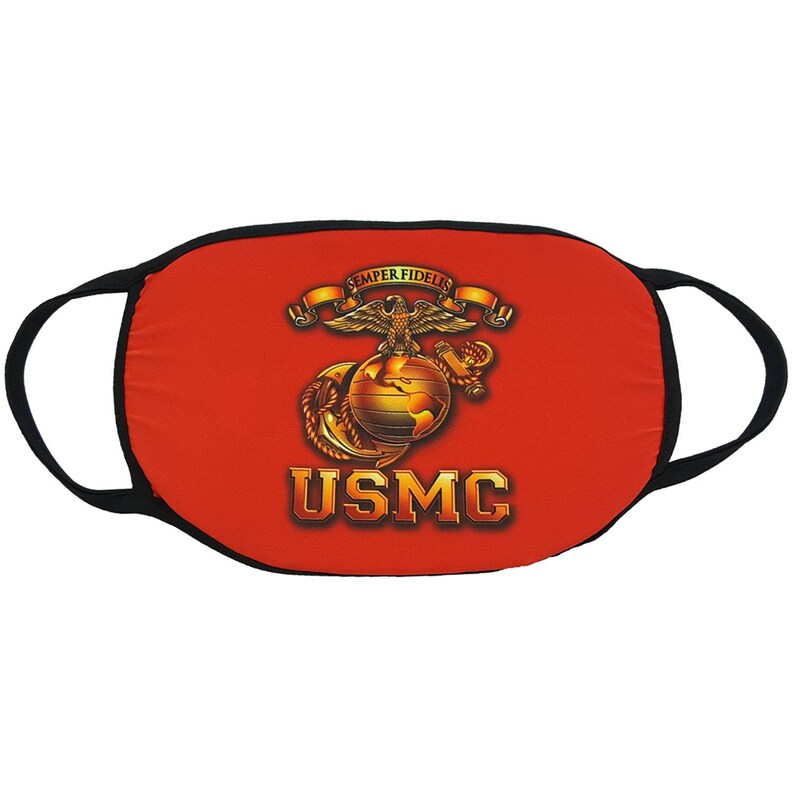 US Marine Adult Size Face Mask | Reusable Washable | Handmade in USA - Etsy