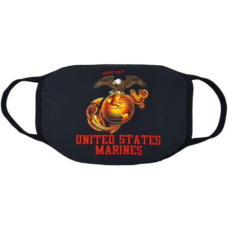 US Marine Adult Size Face Mask | Reusable Washable | Handmade in USA - Etsy