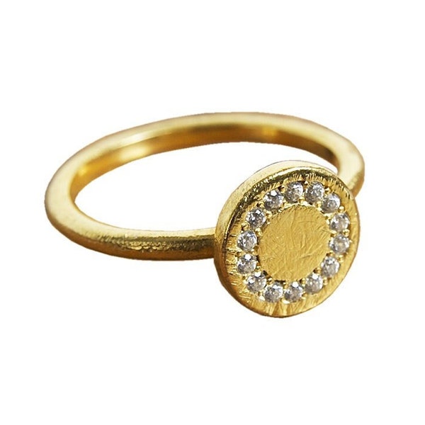 Scratched Ring - Etsy