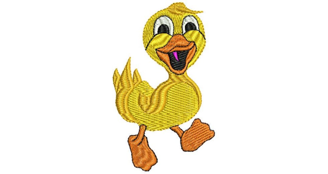 Duck Embroidery Design Comic Machine Embroidery Design Instant Download ...