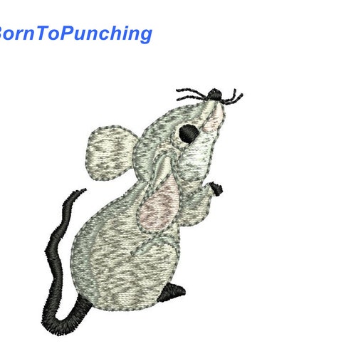 Mini Little Mouse Machine Embroidery Design-instant DOWNLOAD-3 - Etsy