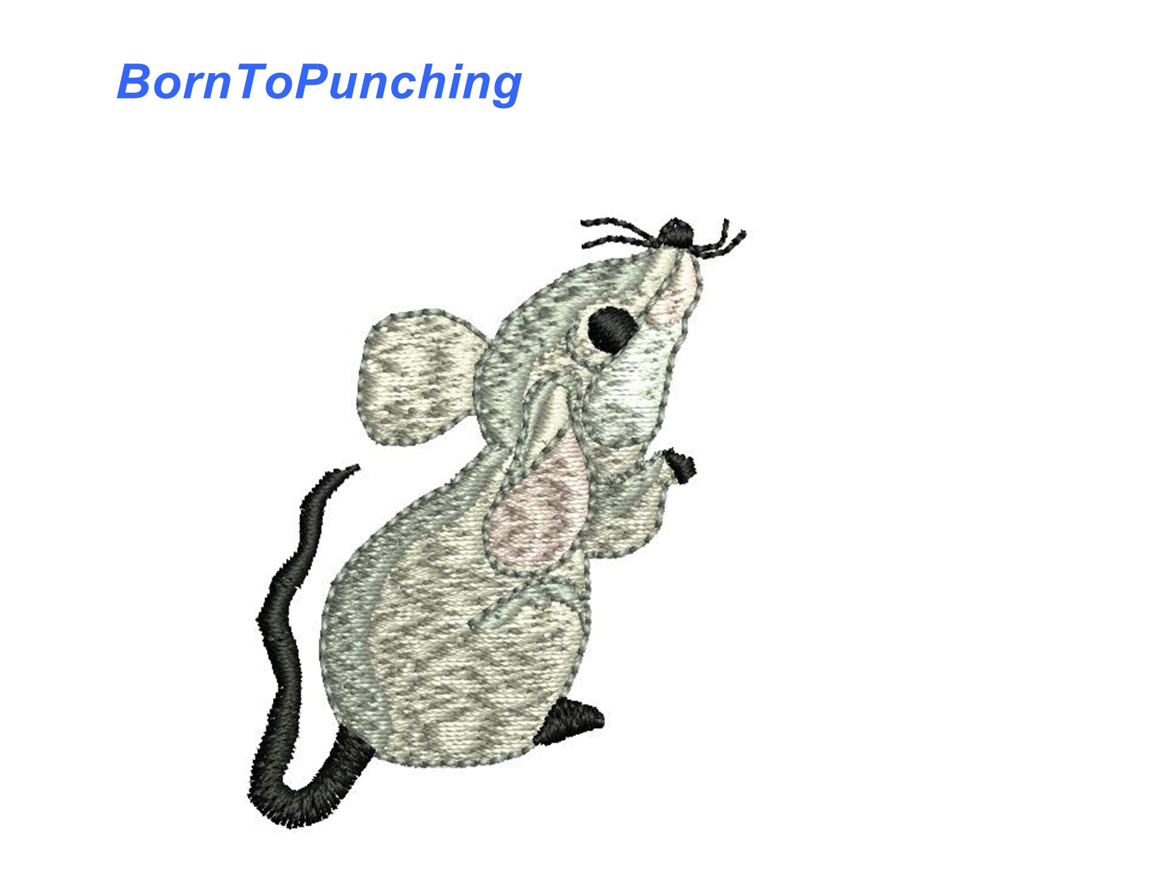 Stickdatei Stickmuster Embroidery Design Maus - Etsy.de