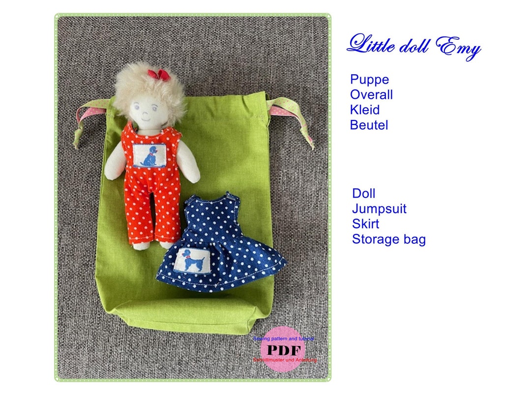 Small Rag Doll, Dress-up Doll, Small Doll, Doll Clothes, Doll Pants ...