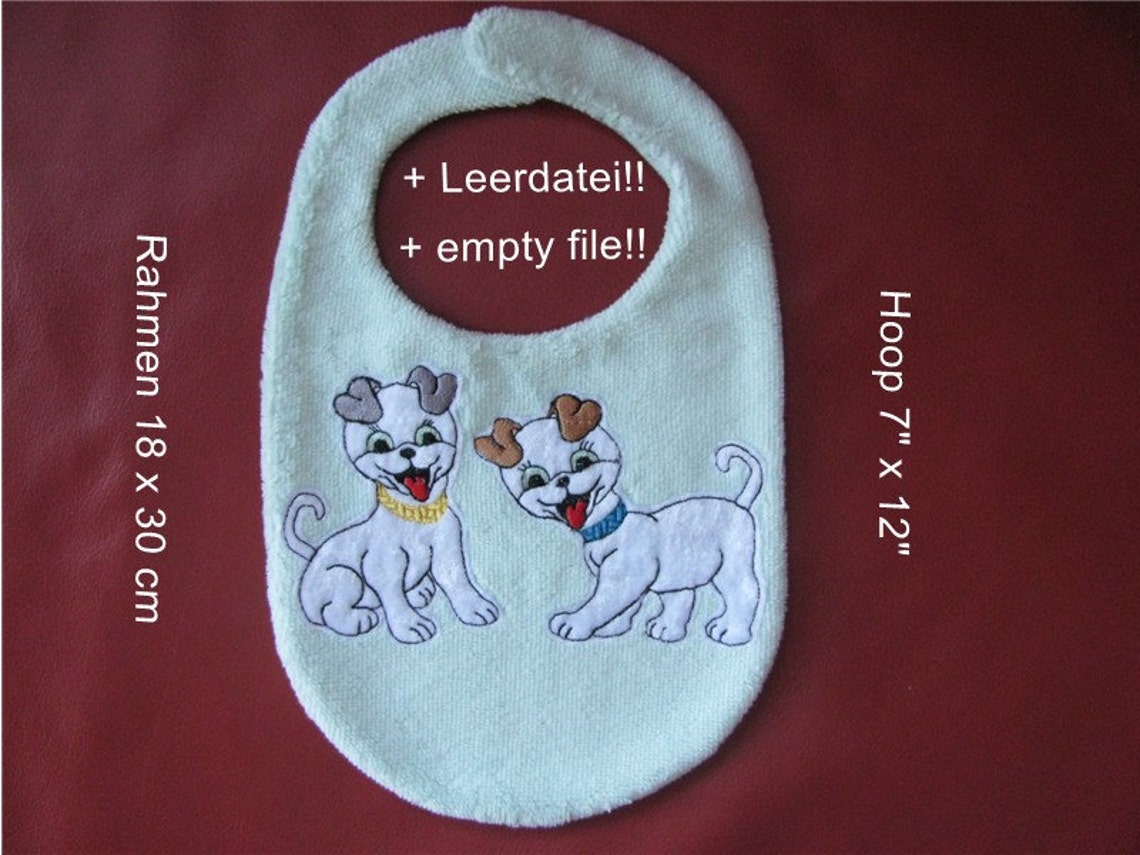 ITH Hoop Baby Bibs Project. Embroidery Machine Design 7x12 | Etsy