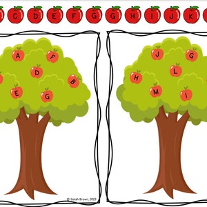 Letter Matching Activity Cards, Pre-k, Kindergarten, Alphabet ...