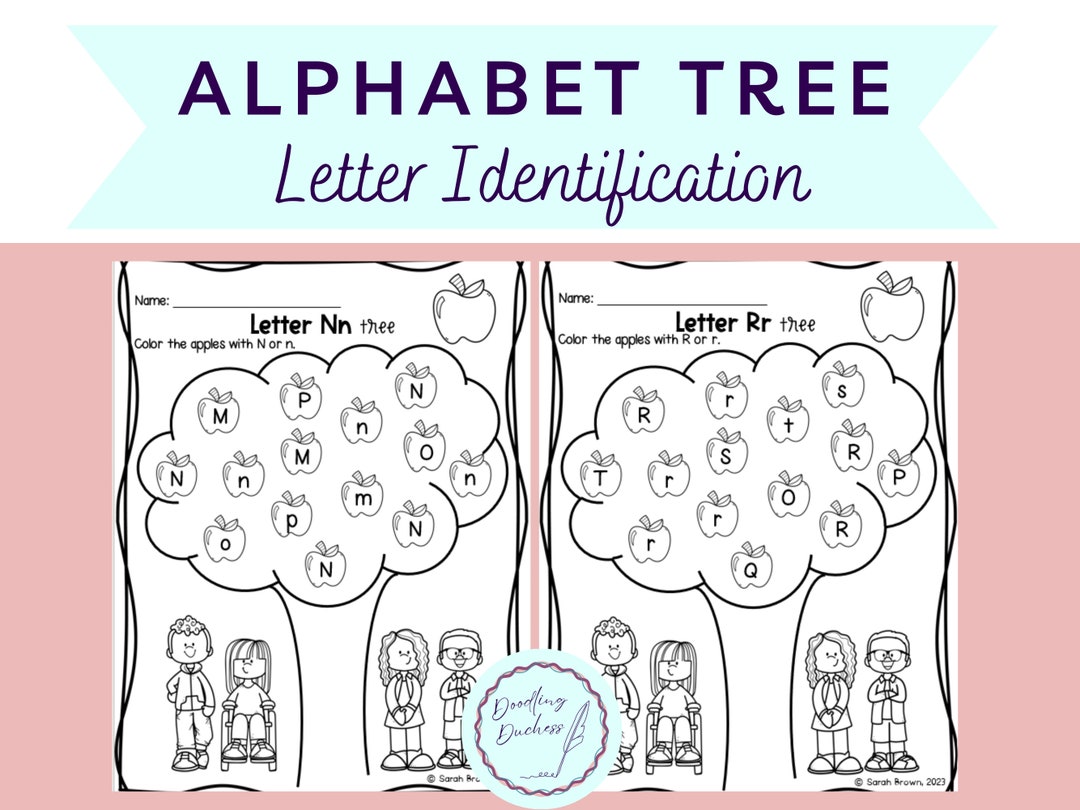 Alphabet Tree - Letter Identification, Uppercase, Lowercase, Pre-k ...