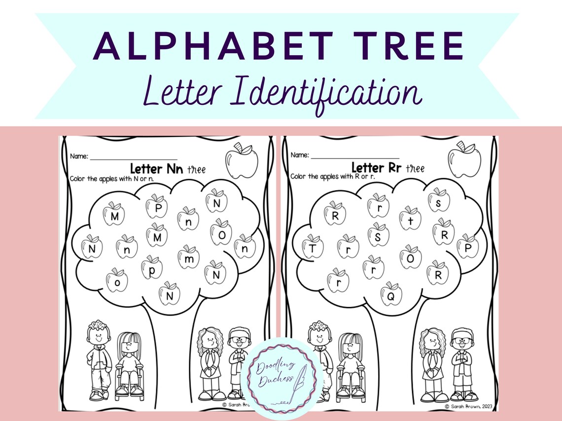 Alphabet Tree - Letter Identification, Uppercase, Lowercase, Pre-k ...