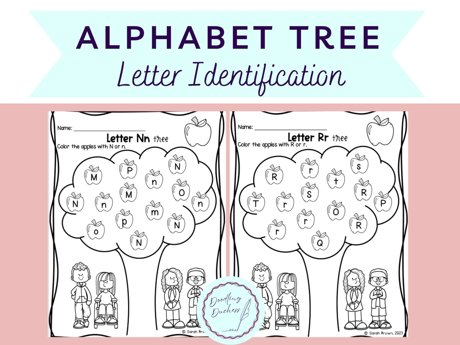 Alphabet Tree - Letter Identification, Uppercase, Lowercase, Pre-k ...