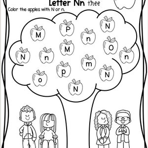 Alphabet Tree - Letter Identification, Uppercase, Lowercase, Pre-k ...