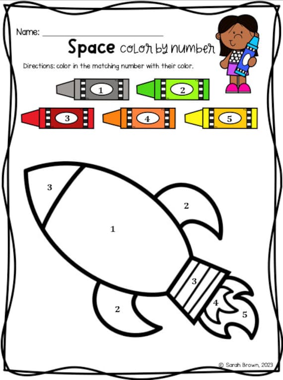 Colour By Number Space