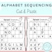 Alphabet Sequencing - Cut & Paste, Letters, Uppercase, Lowercase, Fine ...