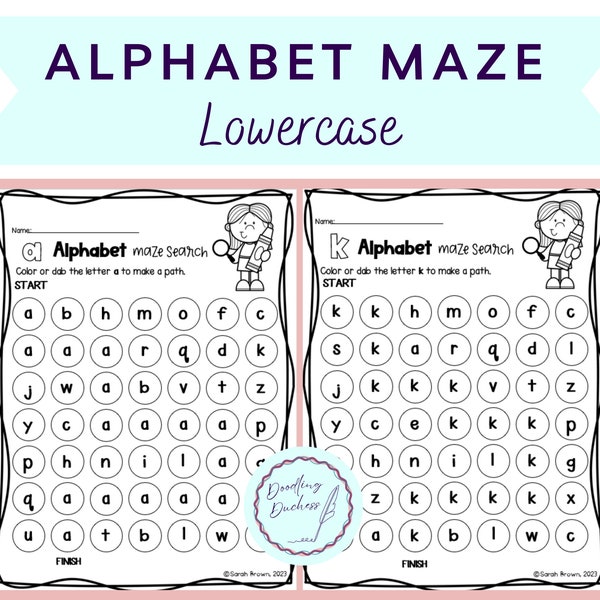 Alphabet Sequencing Cut & Paste, Letters, Uppercase, Lowercase, Fine ...