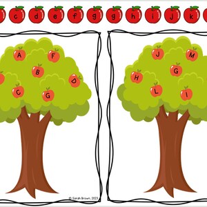 Letter Matching Activity Cards, Pre-k, Kindergarten, Alphabet ...