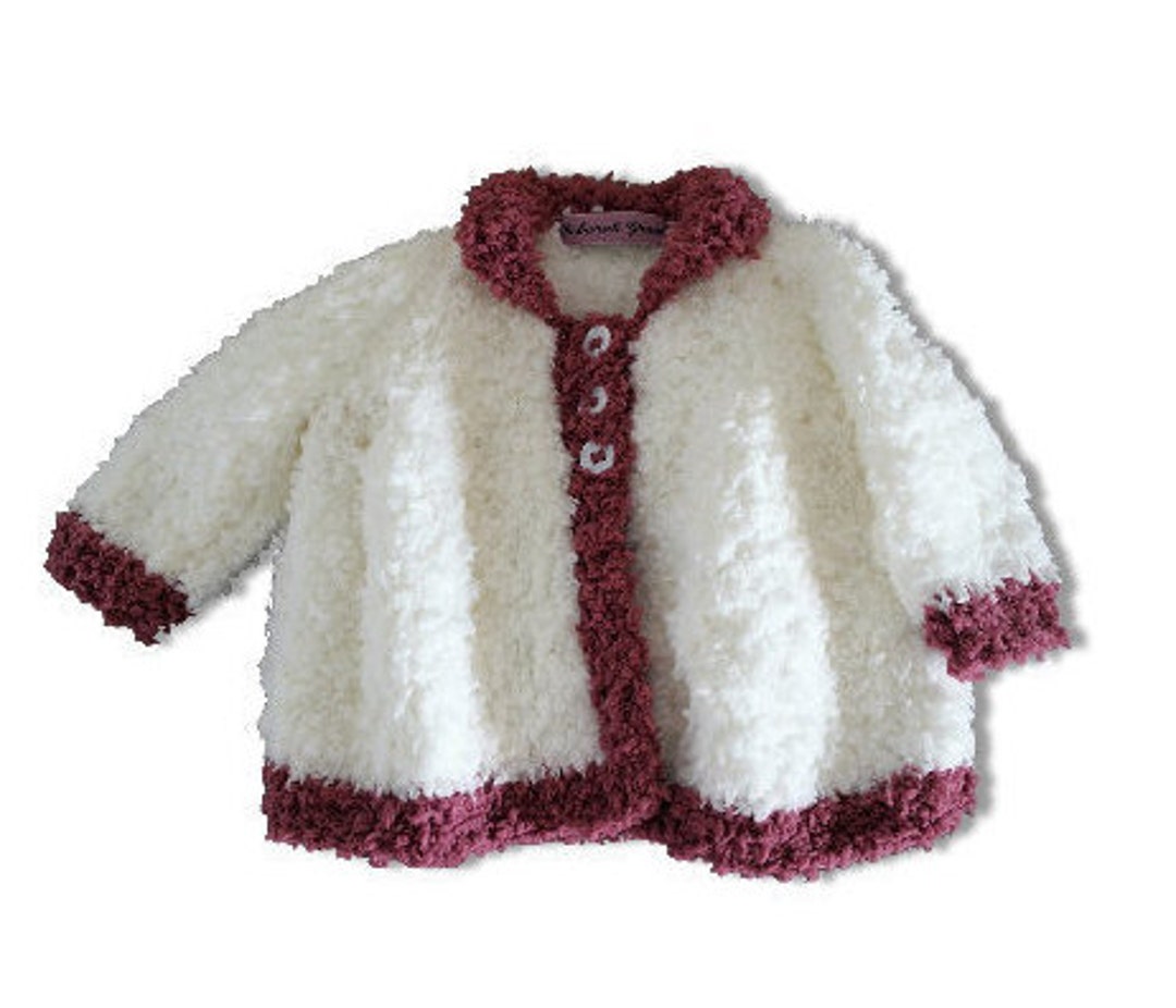 Baby Jacket Knitting Pattern, Baby Coat Knitting Pattern, Baby Jersey ...