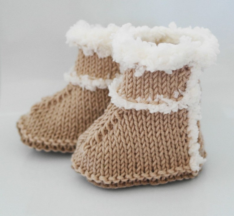 3 Pattern Deal, UGG Knitting Pattern, Baby Booties, Baby Boy or Girl ...
