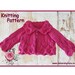 Baby Matinee Jacket Cardigan Knitting Pattern PDF Download - Etsy