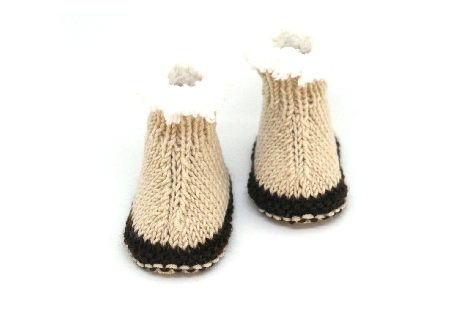 Ugg Knitting Pattern Baby Girl Slippers Baby Boy Booties - Etsy