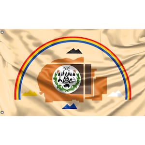 Navajo Nation Flag (USA) | Unique Design Print | High Quality Materials ...
