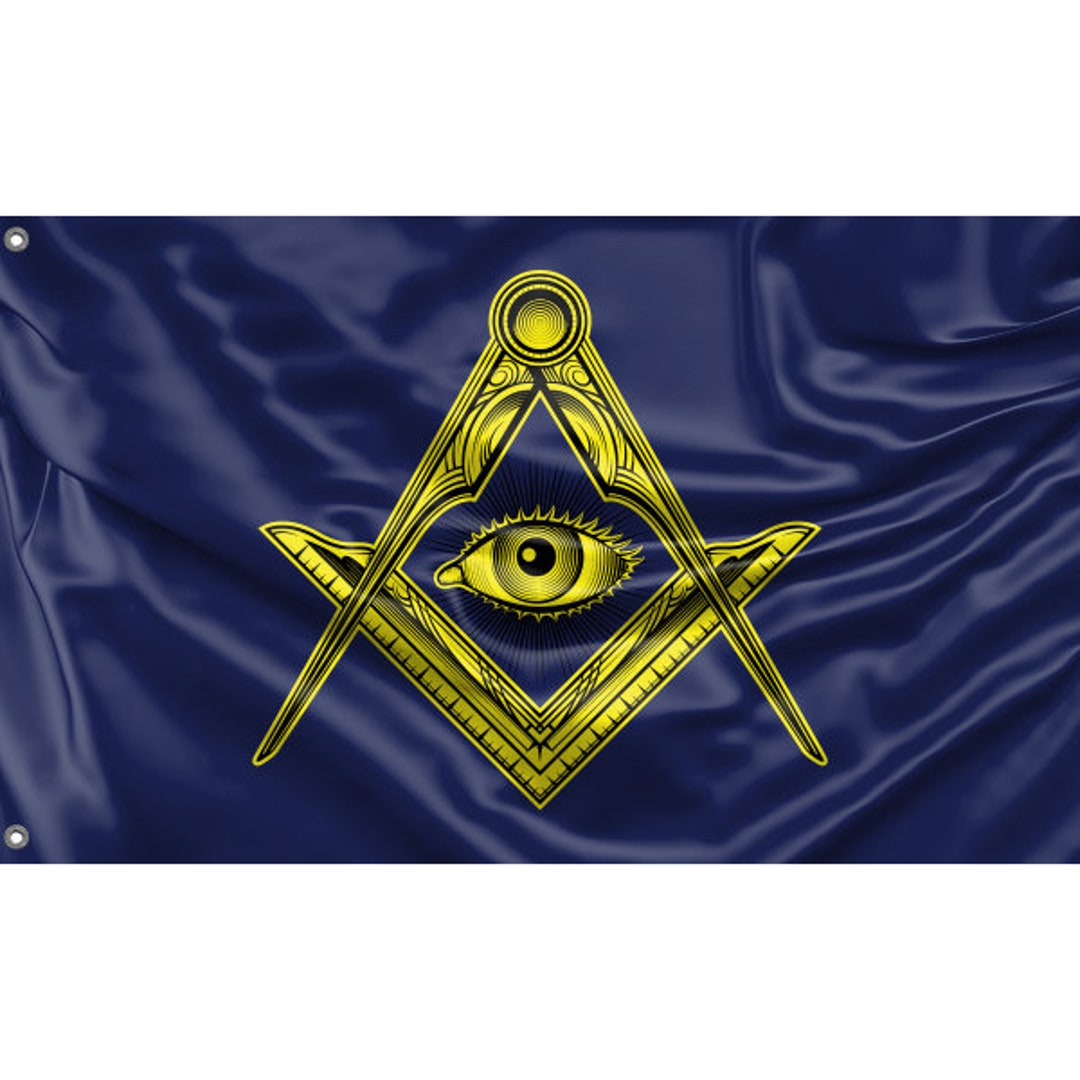 Masonic Eye Flag Unique Design Print Hiqh Quality Materials 5 Sizes ...