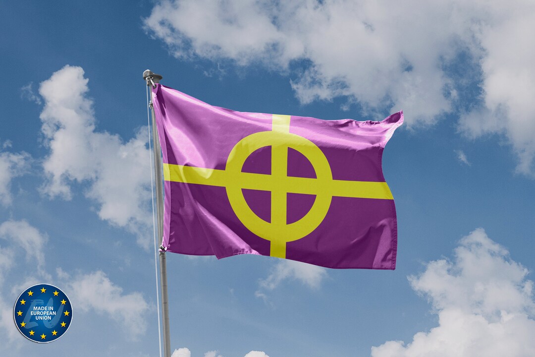 Cross of Neith Flag, Unique Print, 3x5 Ft / 90x150 Cm Size, EU Made - Etsy