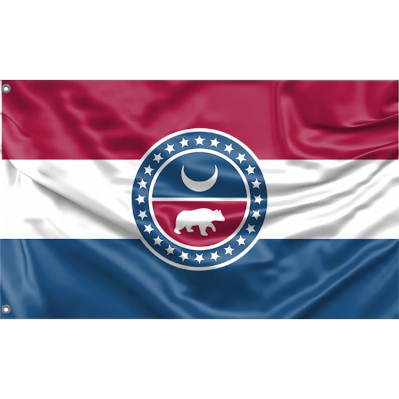 Redesigned Missouri State Flag Unique Design Print High - Etsy